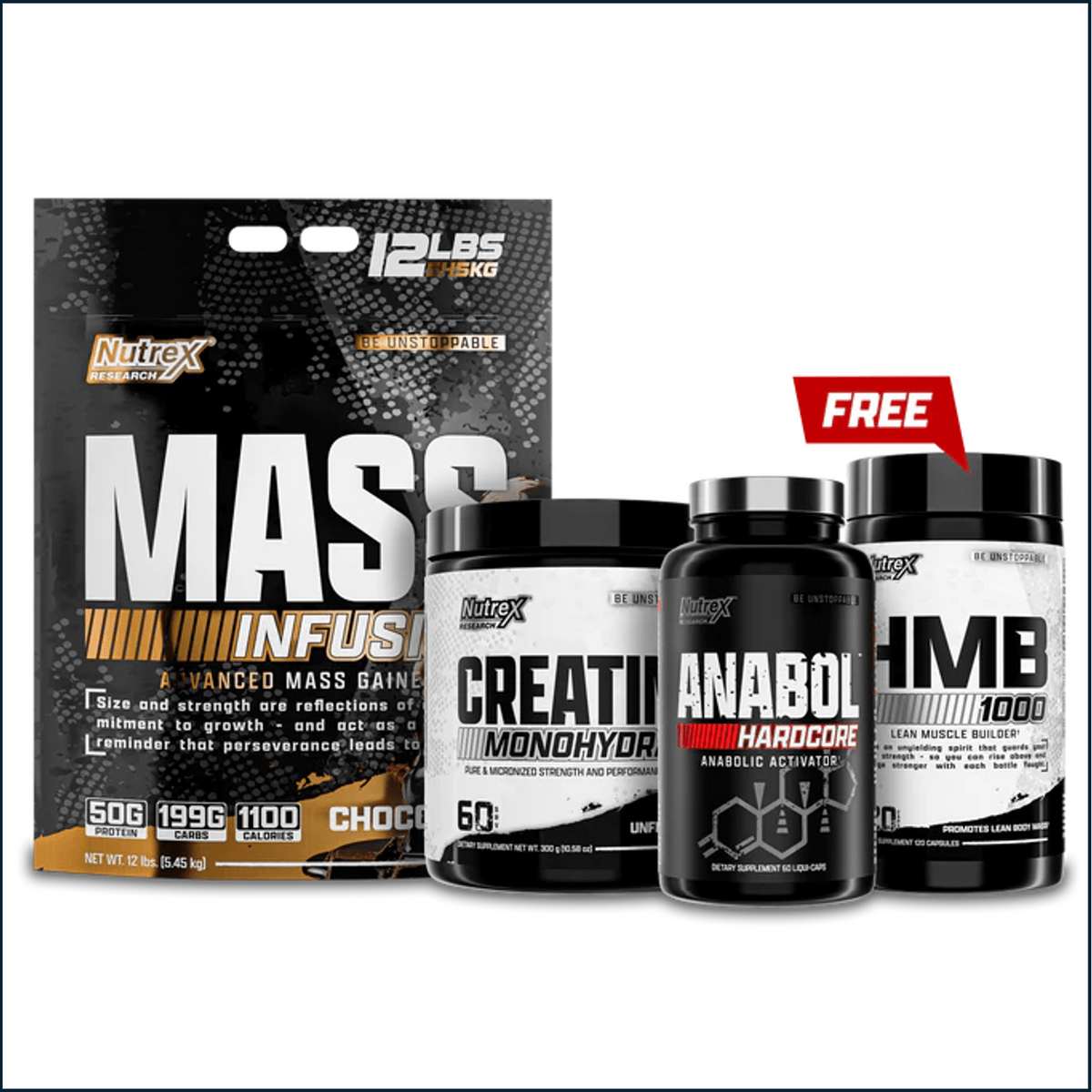 Nutrex XXL Mass Stack Combo - It's Time For Gains! – PoorBoySupplements.com