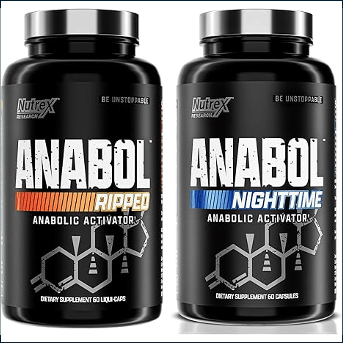 Nutrex Anabol NightTime & Ripped, Muscle Builder + Shredding Combo – PoorBoySupplements.com