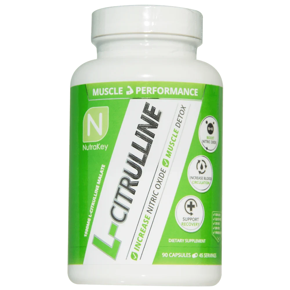 NutraKey L-Citrulline Malate 1500mg, 90 Capsules – PoorBoySupplements.com