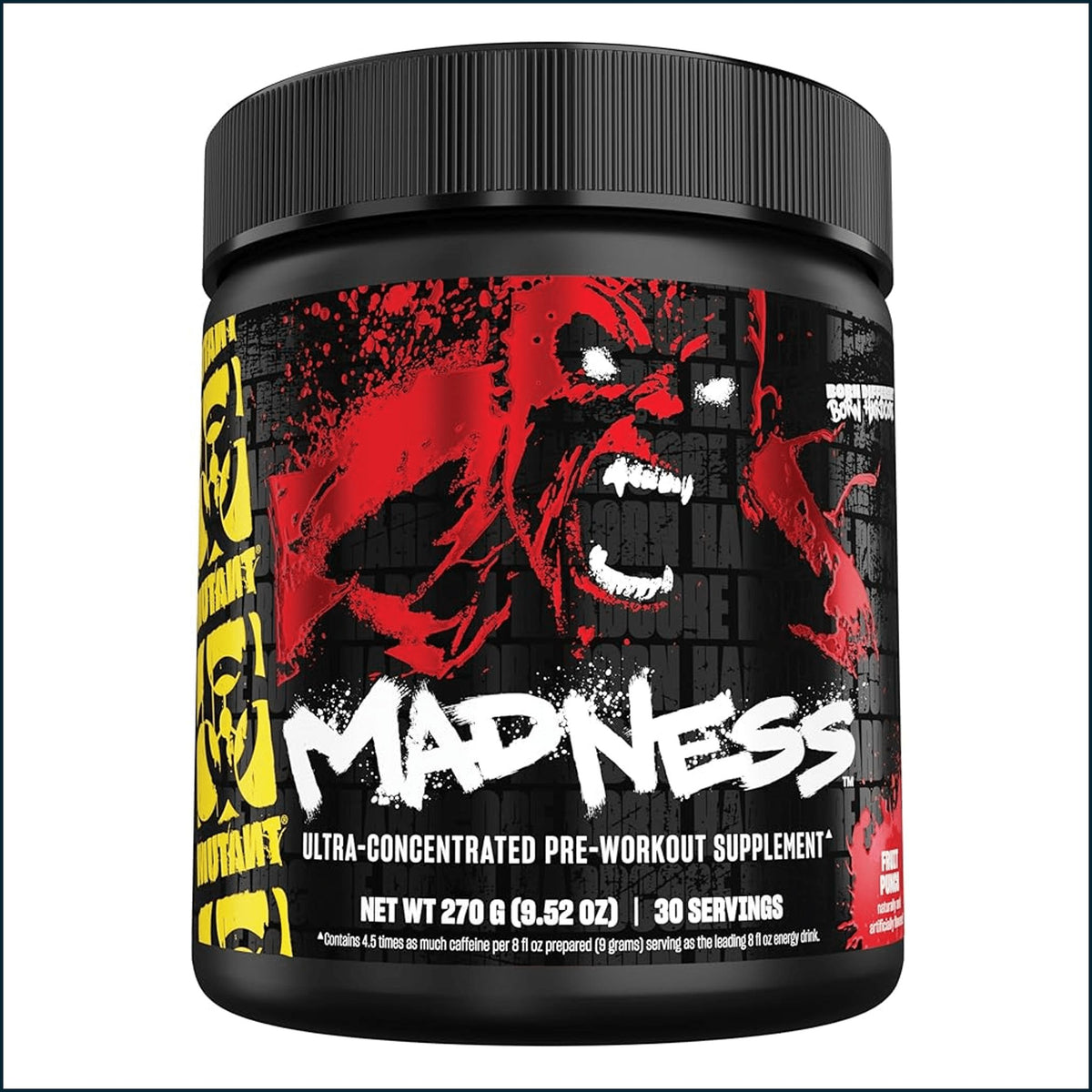 Mutant Madness Pre-WorkOut, 30 Servings – PoorBoySupplements.com