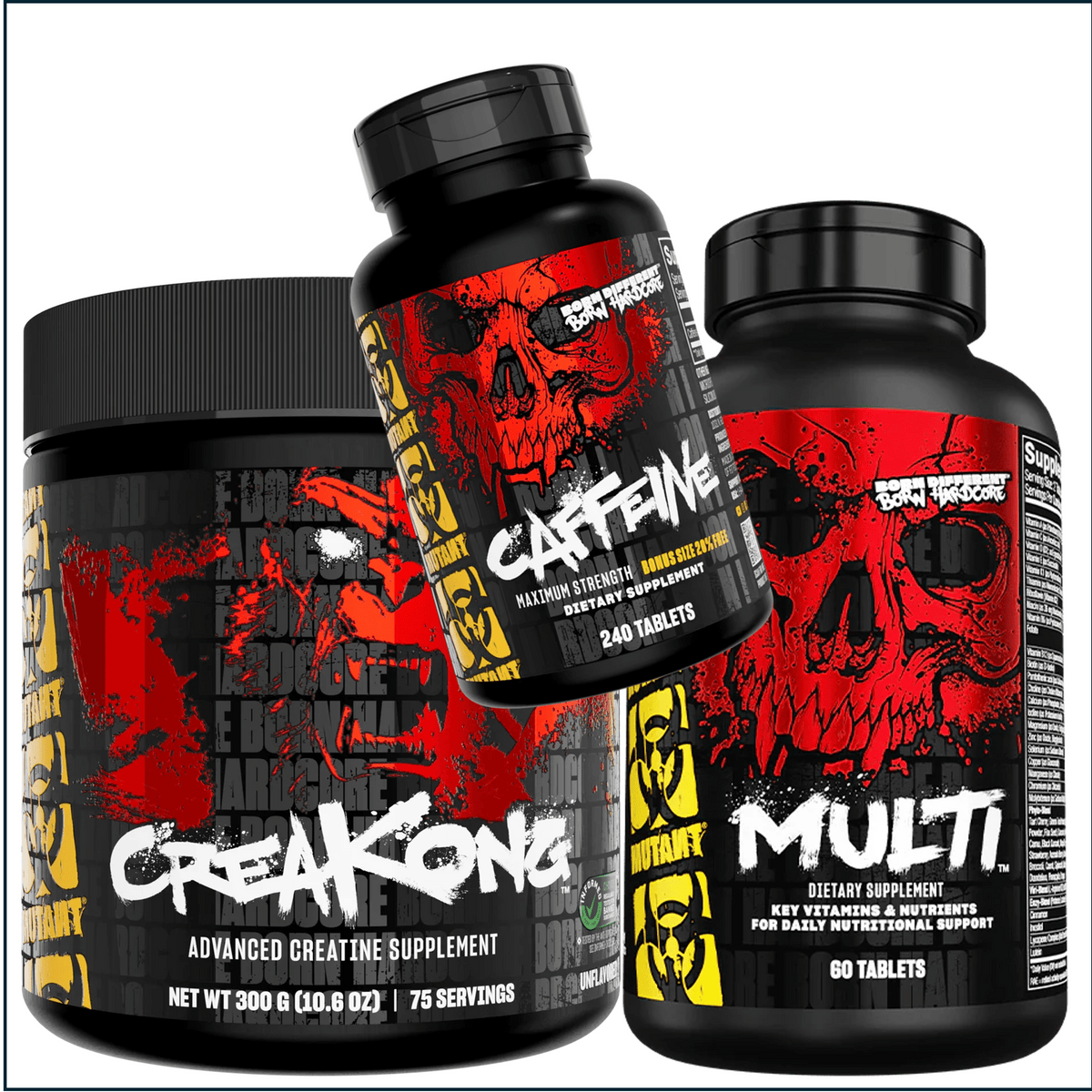Mutant Power Stack | Multi, Caffeine & Creatine for Strength & Energy ...