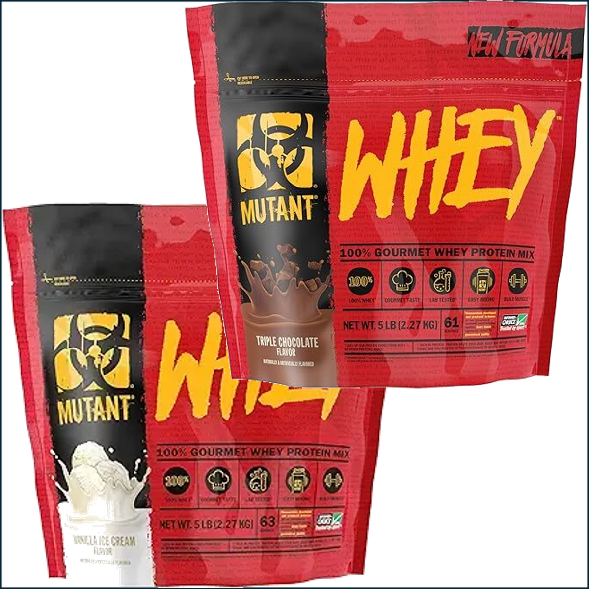 Mutant 100% Whey Protein Powder Shake 2 x 5lbs – PoorBoySupplements.com