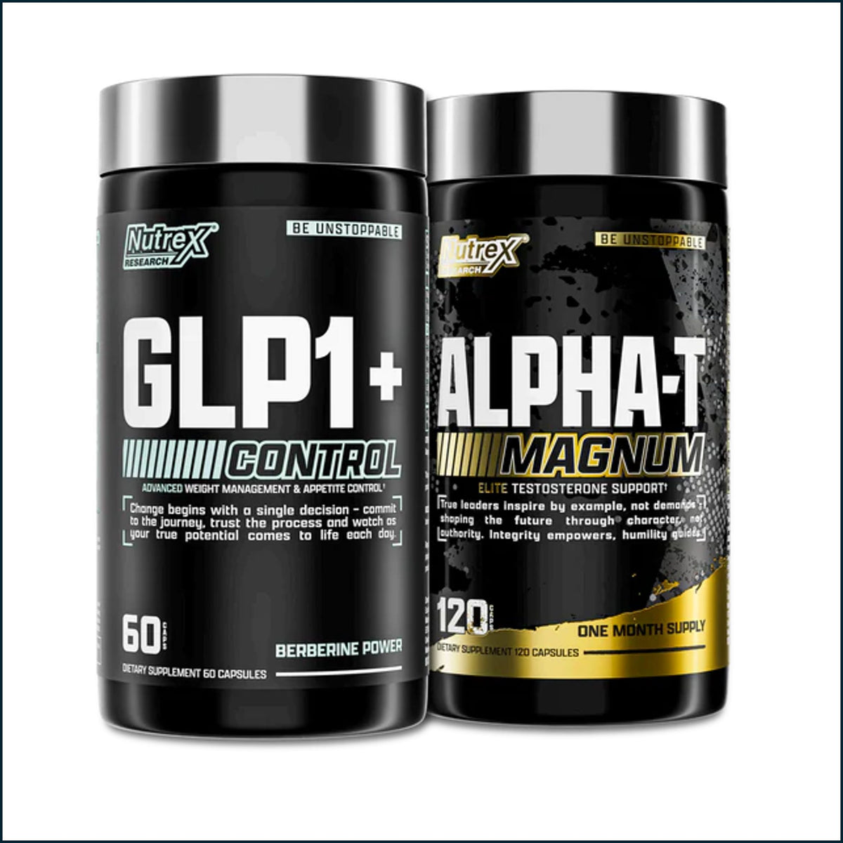 Nutrex Define & Develop Stack with Burn 30 GLP1+ & Alpha-T Magnum ...